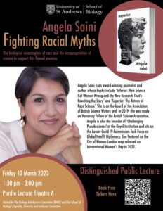 Distinguished Public Lecture: Fighting Racial Myths – School of Biology ...